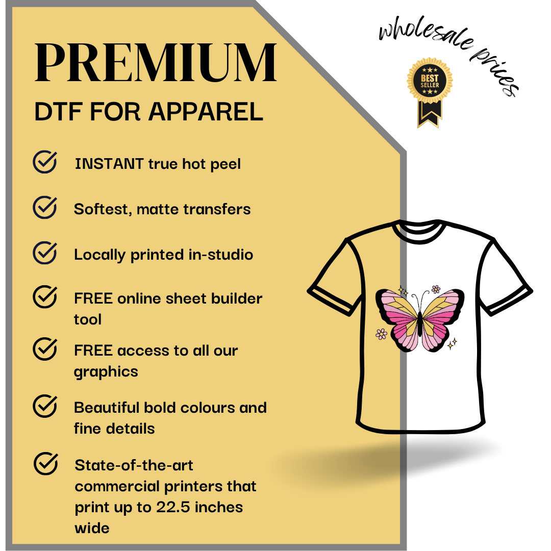 Custom DTF Transfers for Fabric – Durable & Vibrant Prints | She Makes Transfers – SHEmakes ...